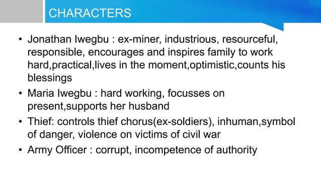 Civil Peace Chinua Achebe | PPTX