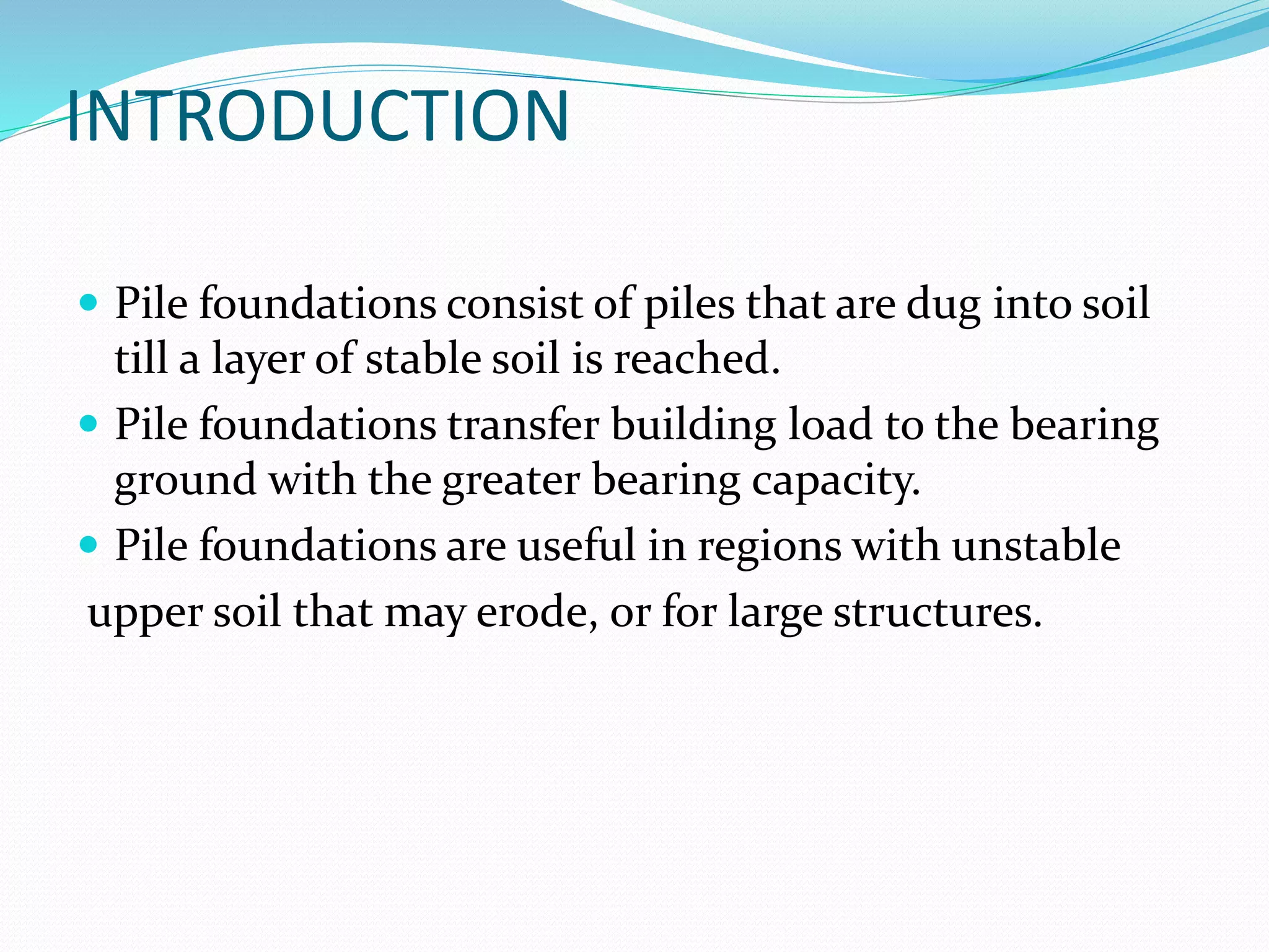 Civil pile | PPT