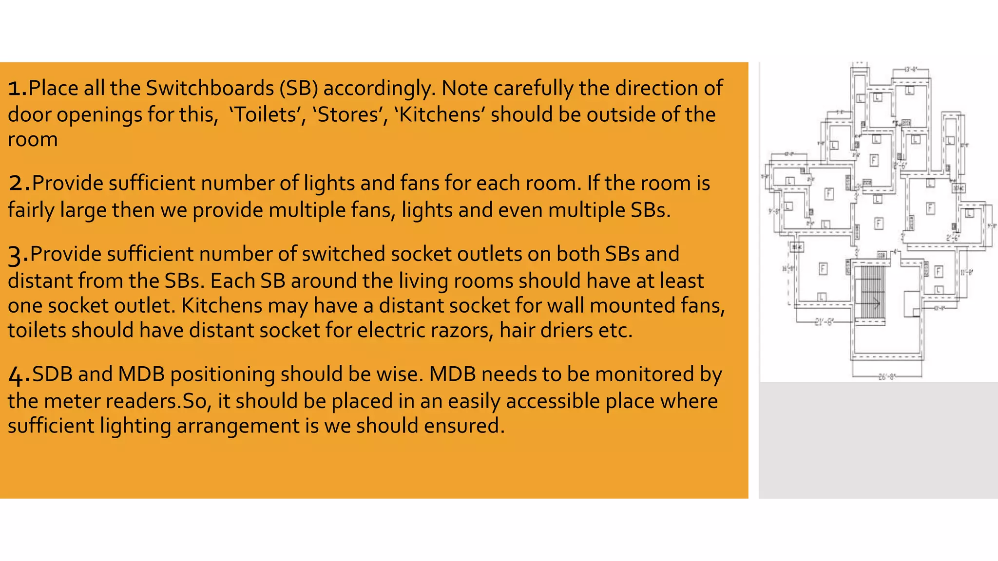 Civil plan and electronic fittings fixture layout | PPT