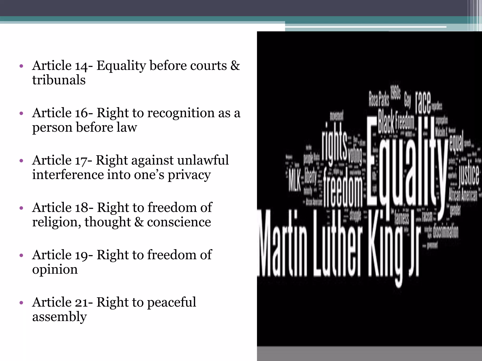Civil & political rights | PPTX