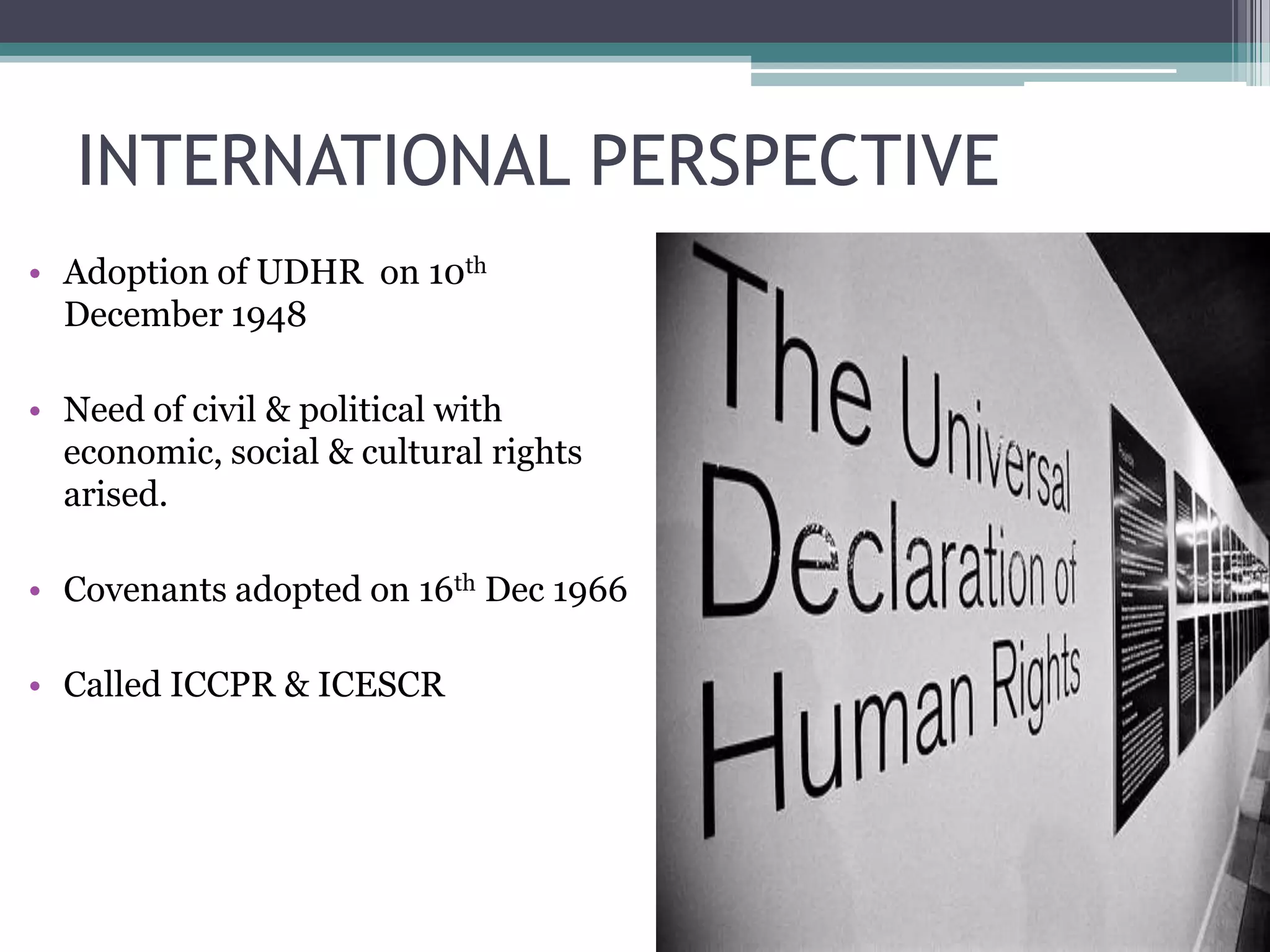Civil & political rights | PPTX