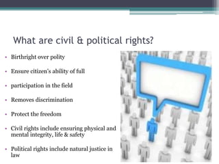 Civil & political rights | PPTX