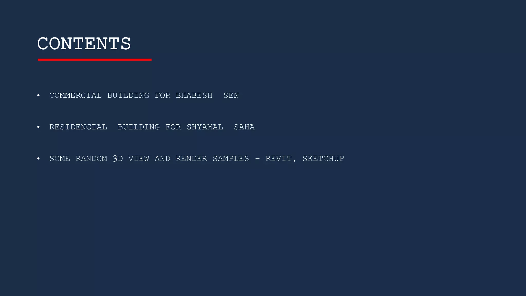 Civil portfolio | PPTX