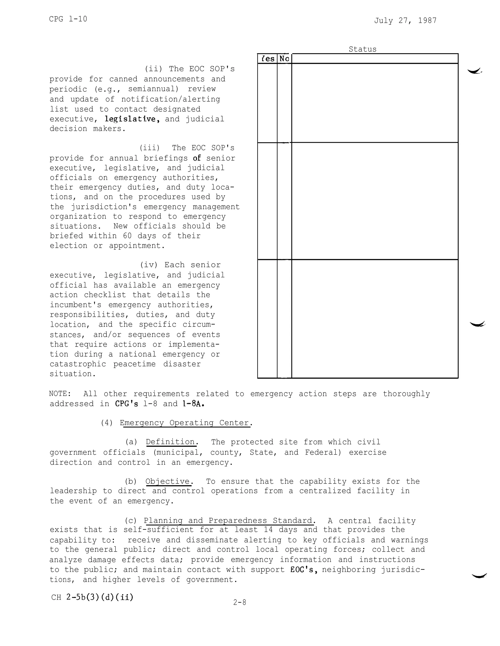 Civil preparedness guide fema 1-10 | PDF