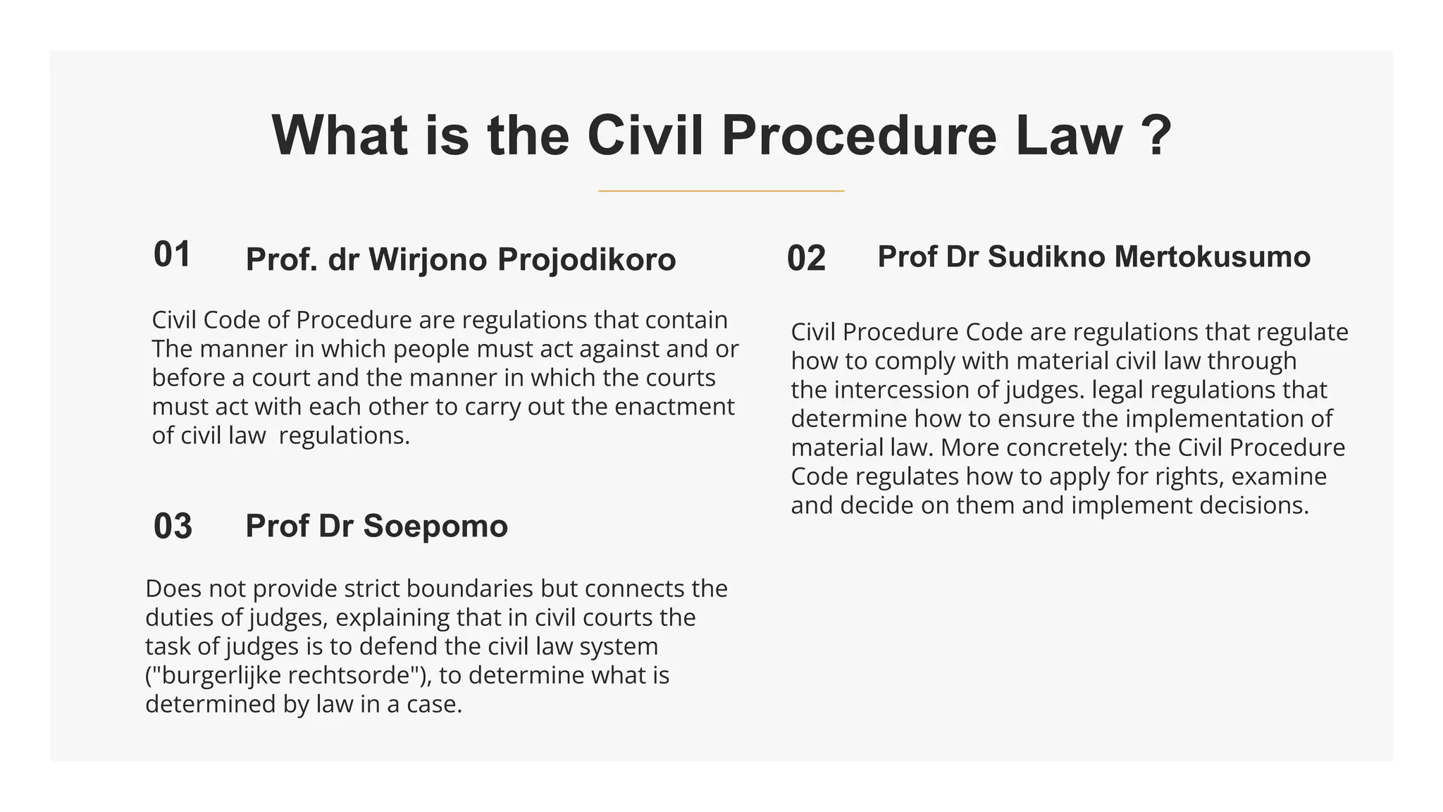 Civil Procedural Law.pptx | Legal Services Industry | Industries