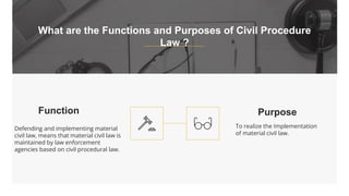 Civil Procedural Law.pptx | Legal Services Industry | Industries