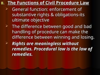 Ethiopian Civil Procedure lecture notes- | PPT