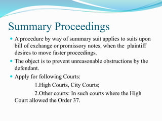 Civil Procedure Code 1908 | PPTX