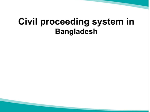 civil proceeding.ppt | Law