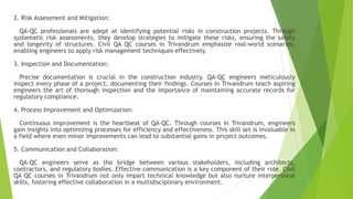 Unlocking Career Success: Navigating Functions and Opportunities with Civil QA QC Courses in ...