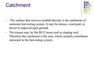 Rainwater harvesting | PPTX