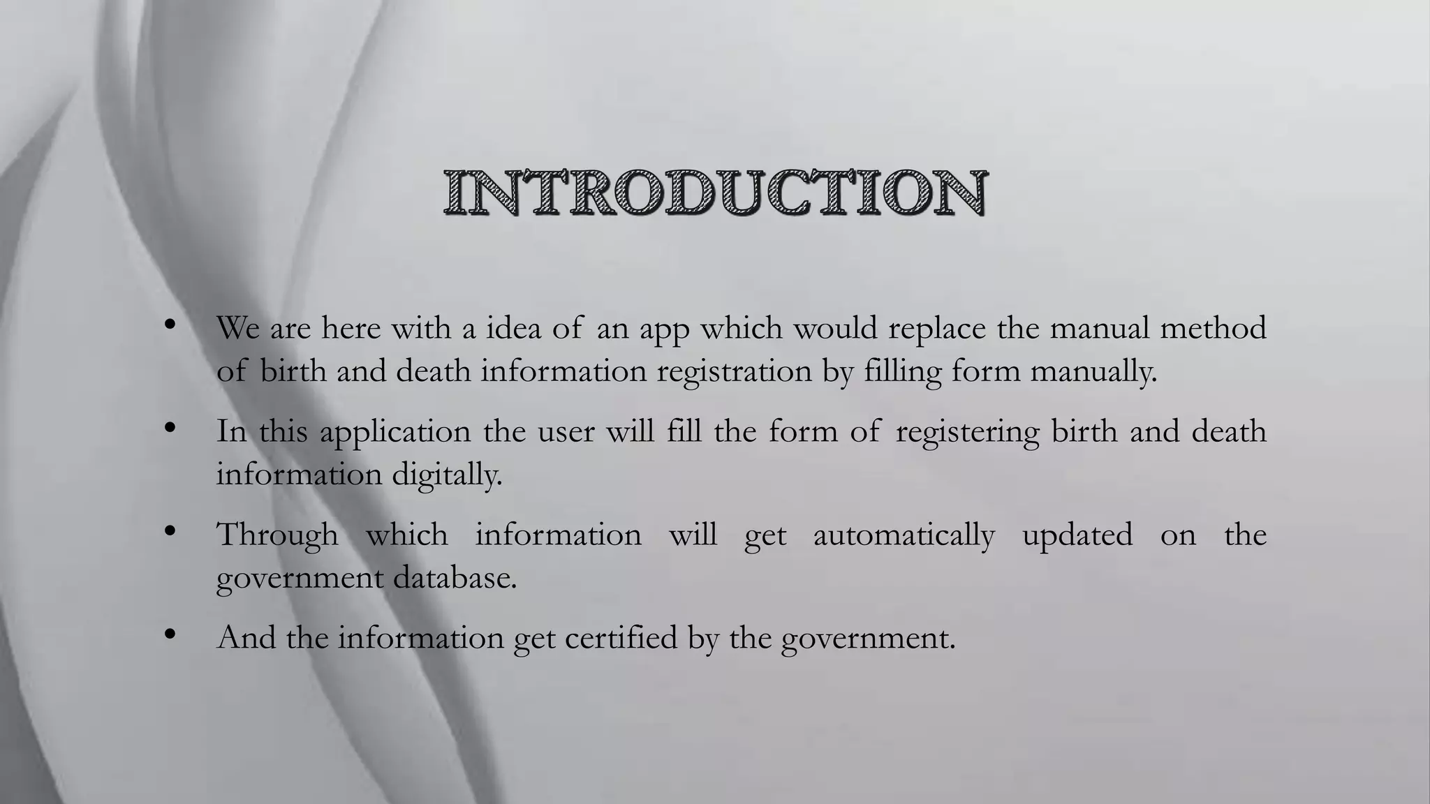 Civil registration system | PPTX