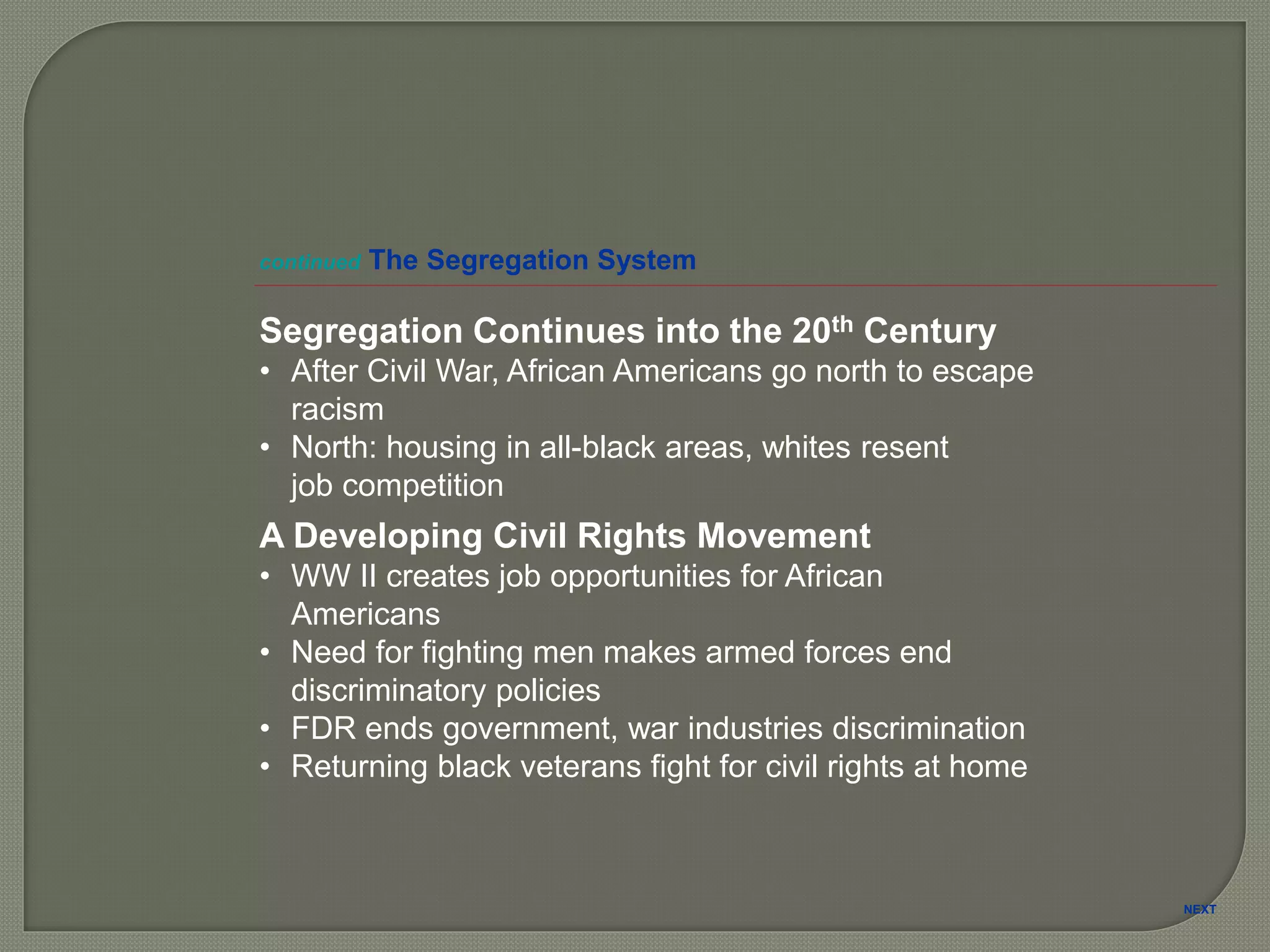 Civil rights part 1 | PPT