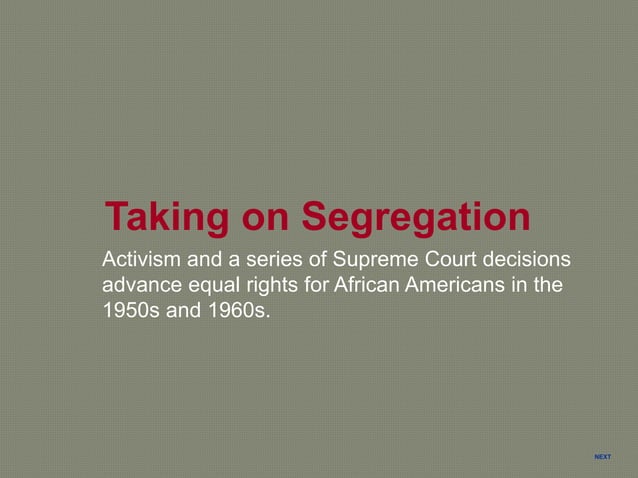 Civil rights part 1 | PPT