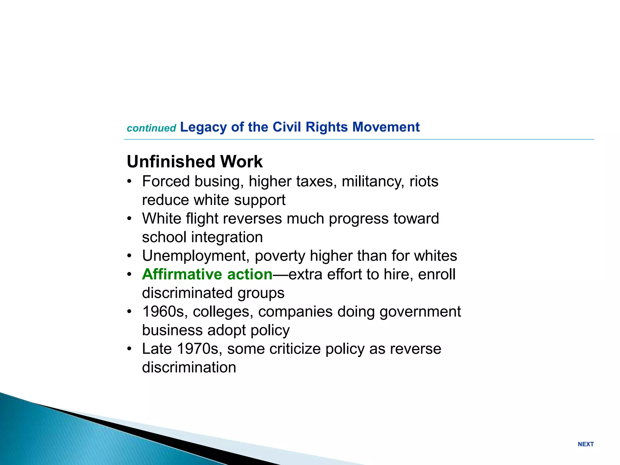 Civil rights part 3 | PPT