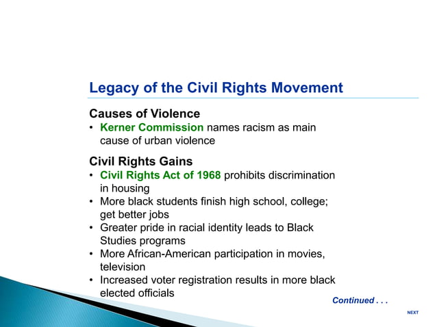 Civil rights part 3 | PPT