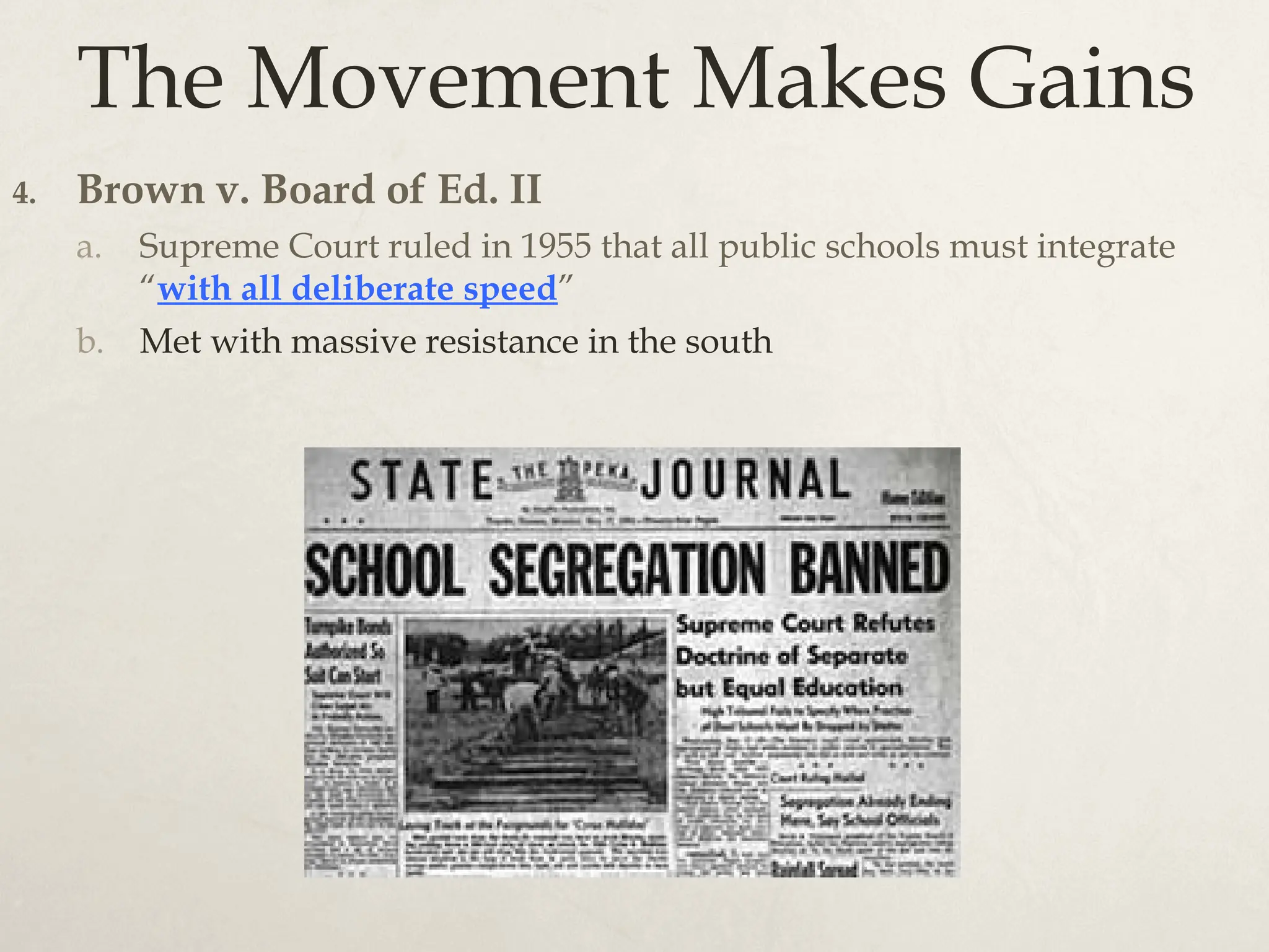 The Major Civil Rights Events of the 1950s | PPTX