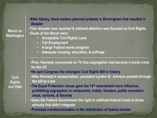Civil Rights 60's and 70's | PPTX