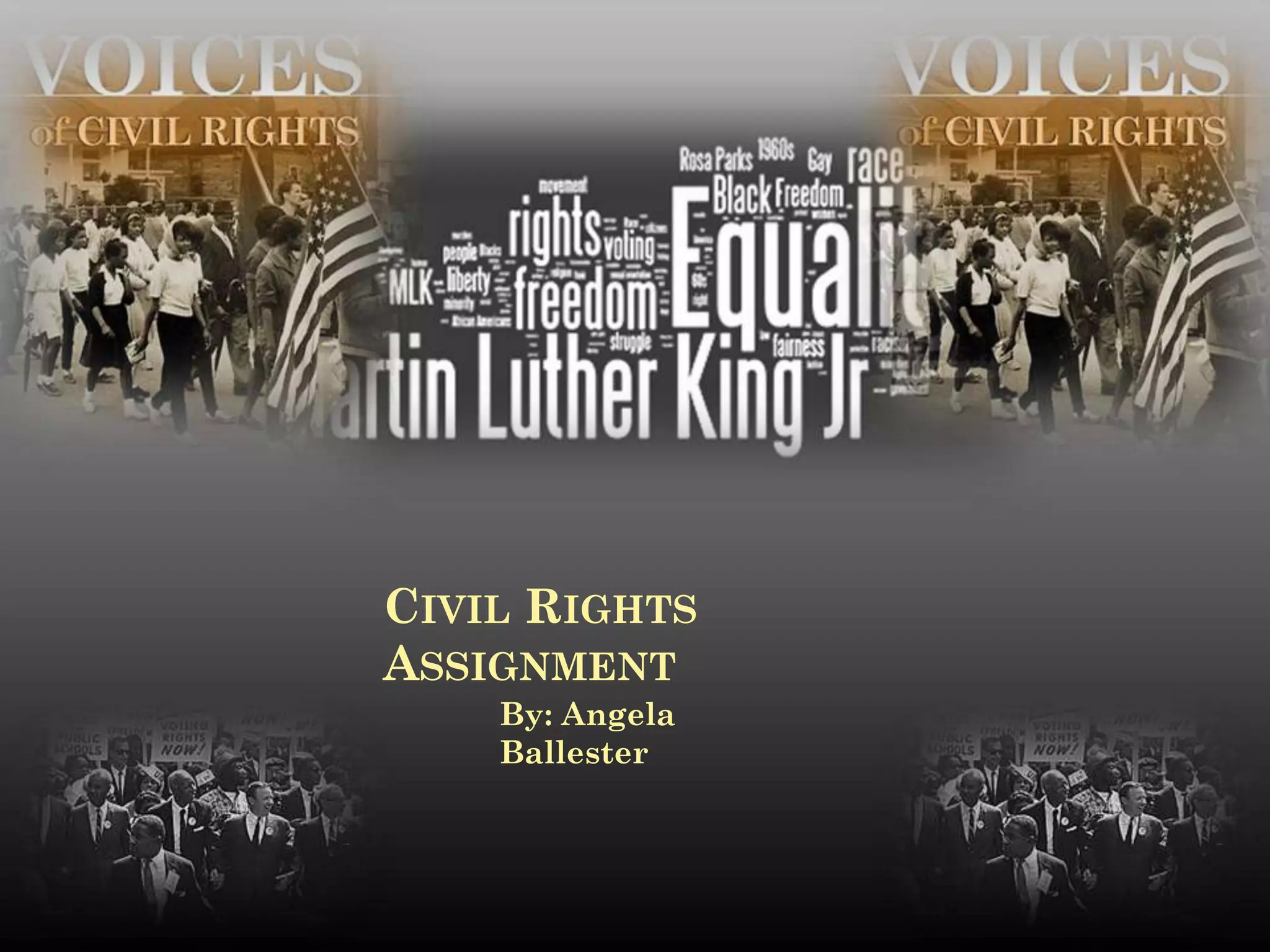 Civil rights assignment | PPTX