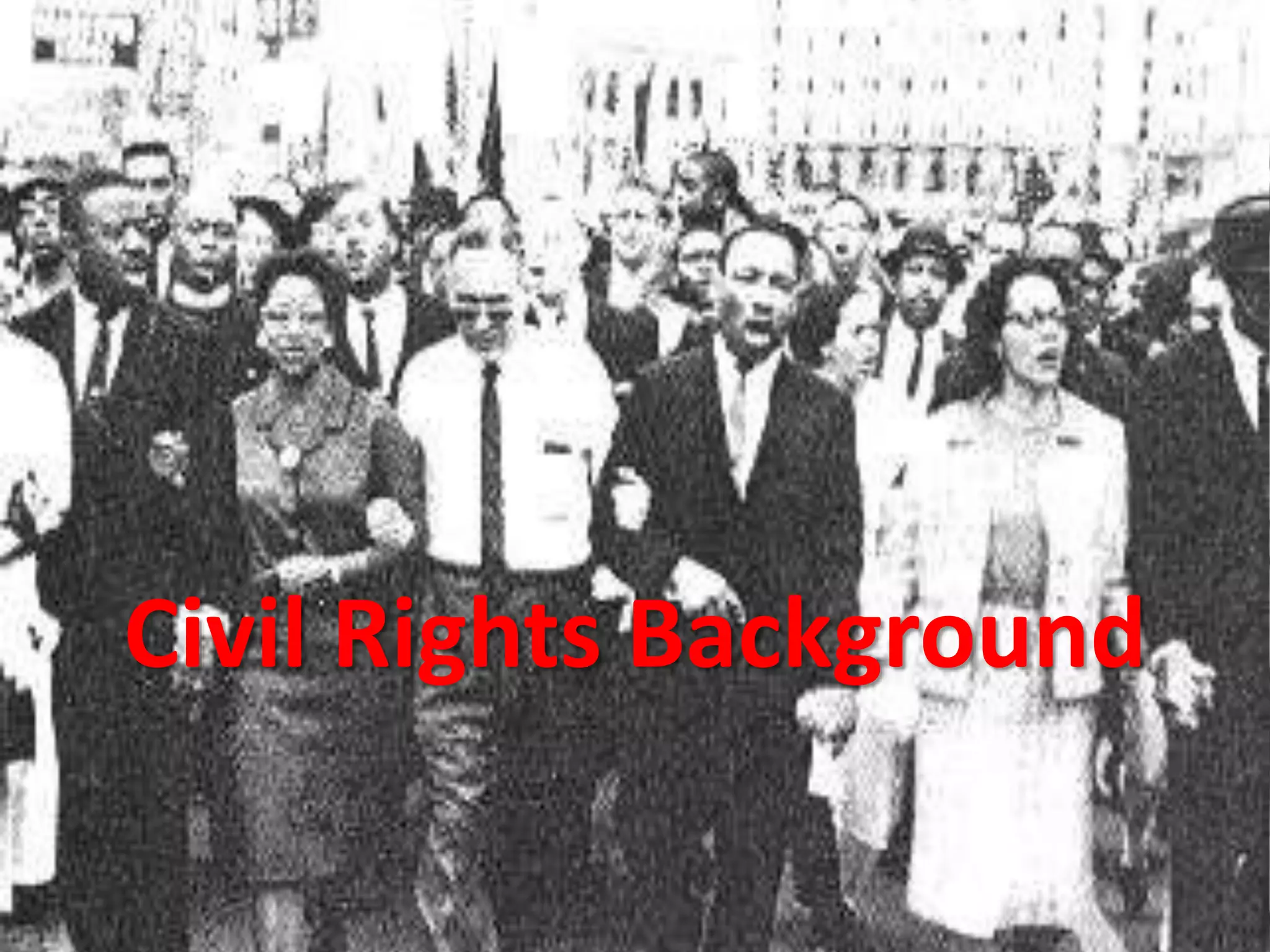 Civil rights background 1 | PPT