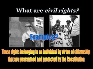 Civil rights background court cases | PPTX