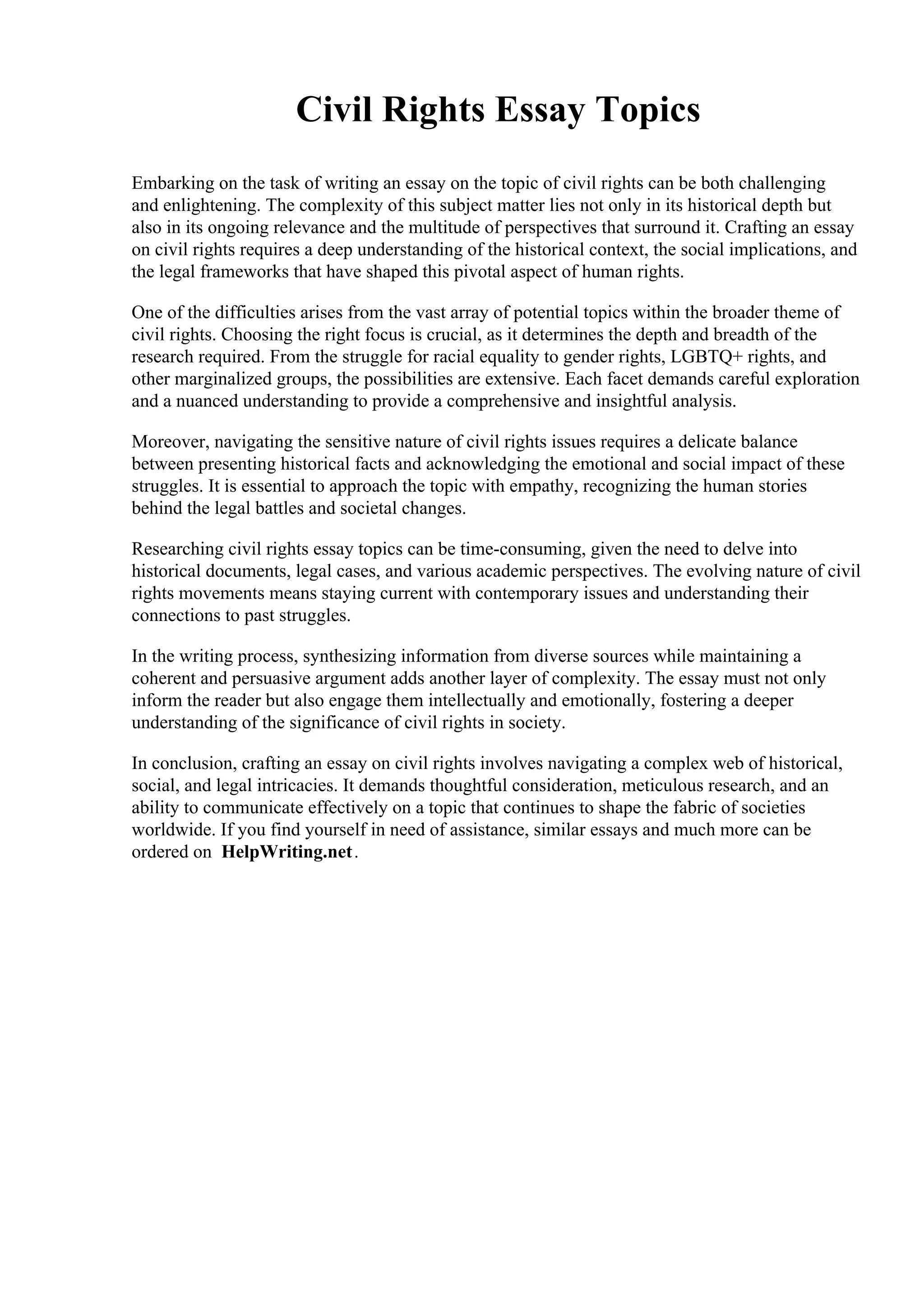 Civil Rights Essay Topics.pdf