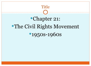 Civil rights foldable | PPT