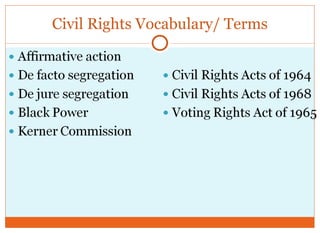 Civil rights foldable | PPT