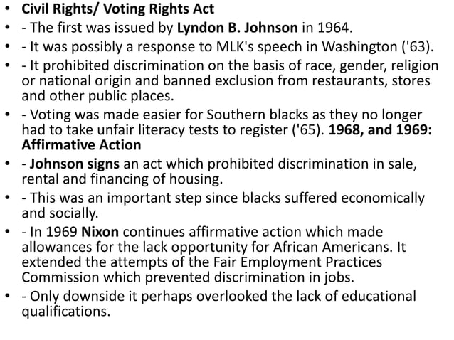 Civil rights in the usa 18651992 | PPT