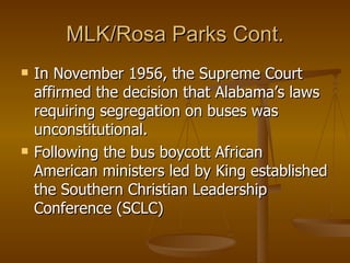 Civil Rights Movement | PPT