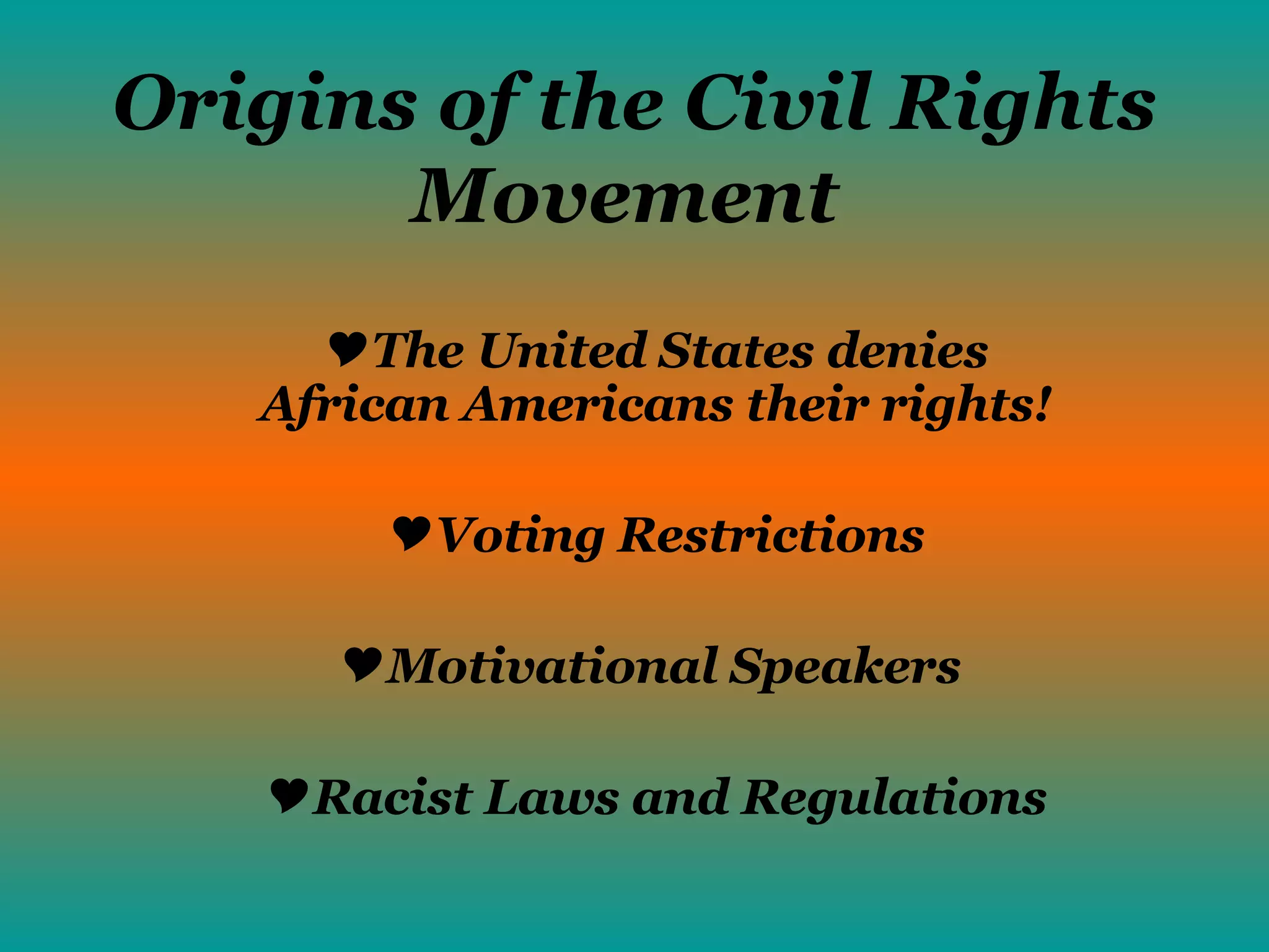 Civil[Rights]Movement | PPT