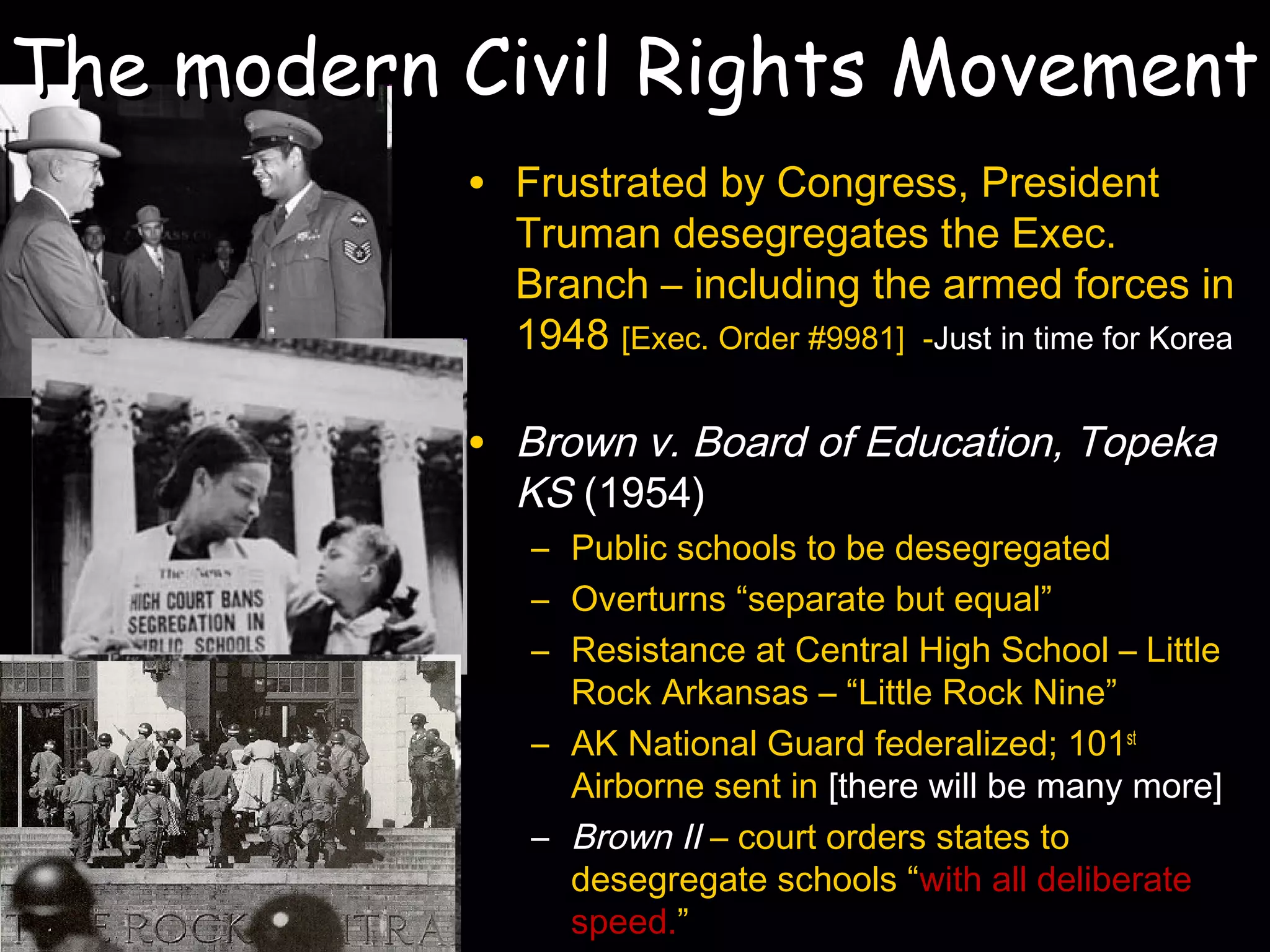 Civil rights movement civics | PPT