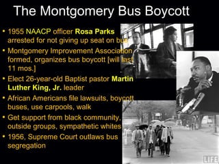 Civil rights movement civics | PPT