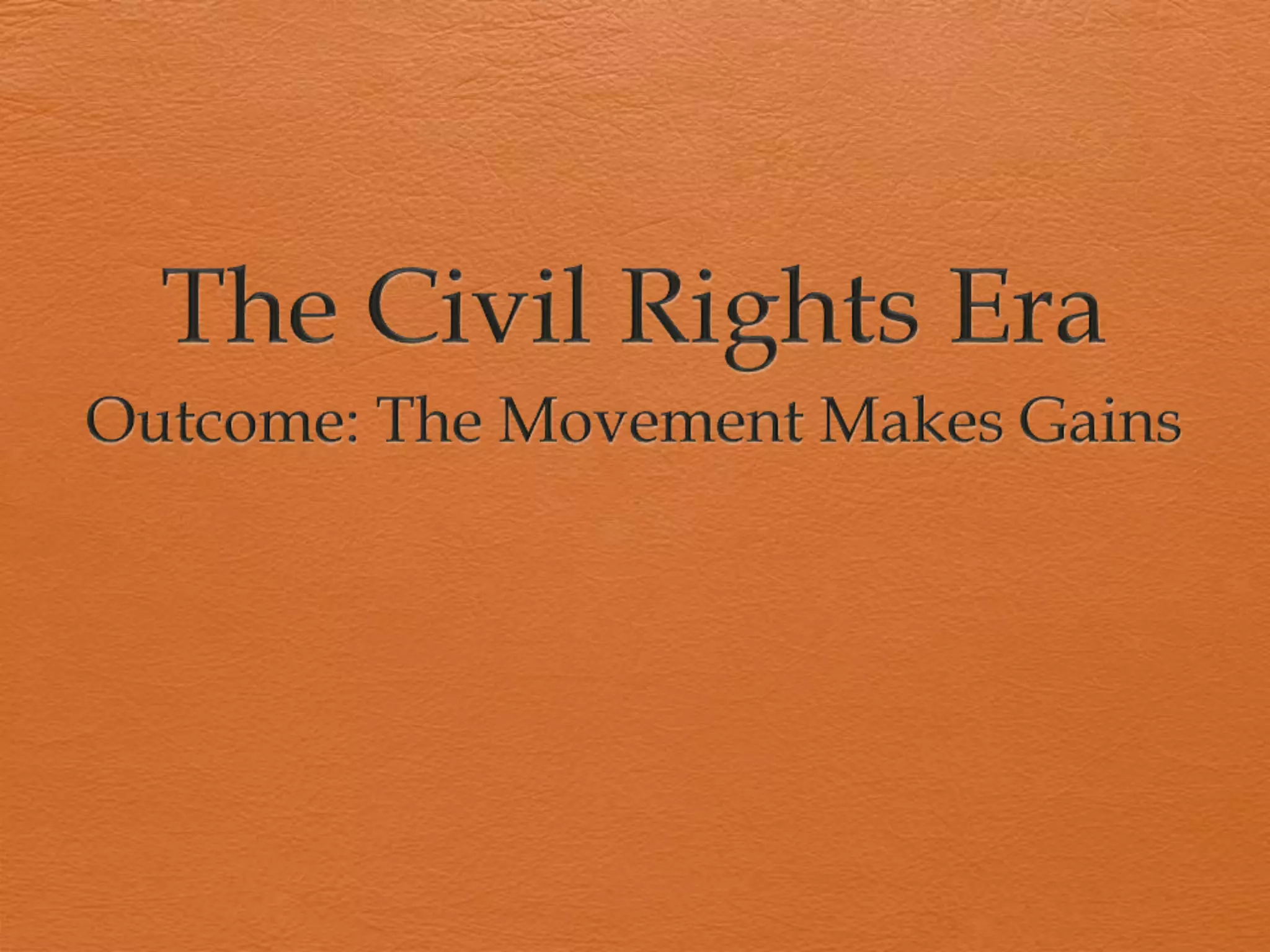 1950s Civil Rights Movement | PPT