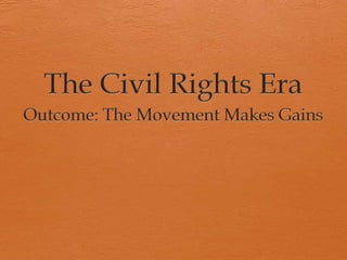 1950s Civil Rights Movement | PPT
