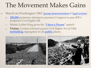1950s Civil Rights Movement | PPT