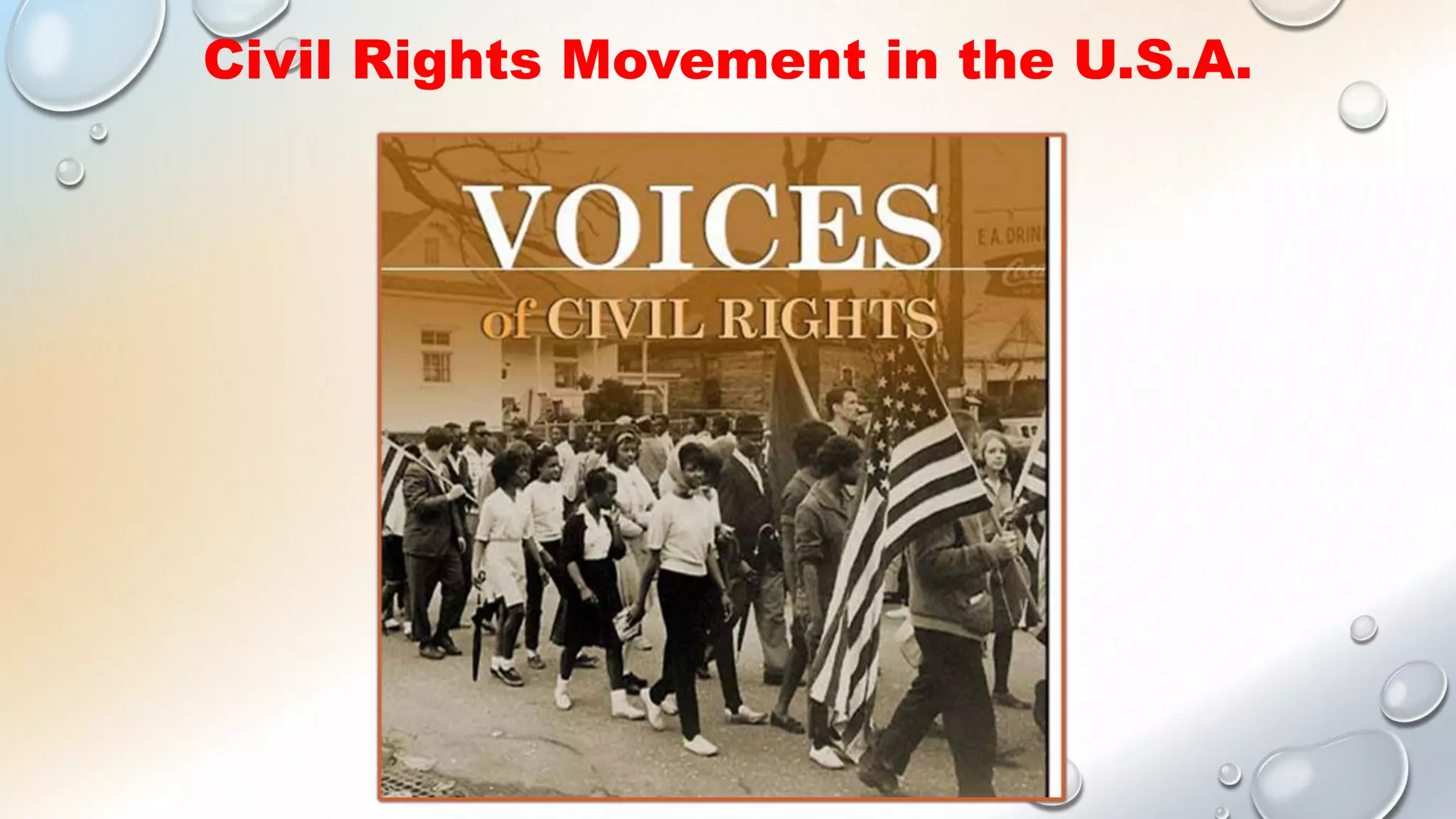 Civil Rights Movements in the USA | PPTX