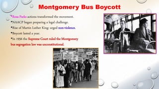 Civil Rights Movements in the USA | PPTX