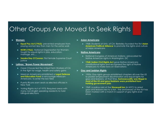 Civil Rights in America 1945-1968 introduction | PPT