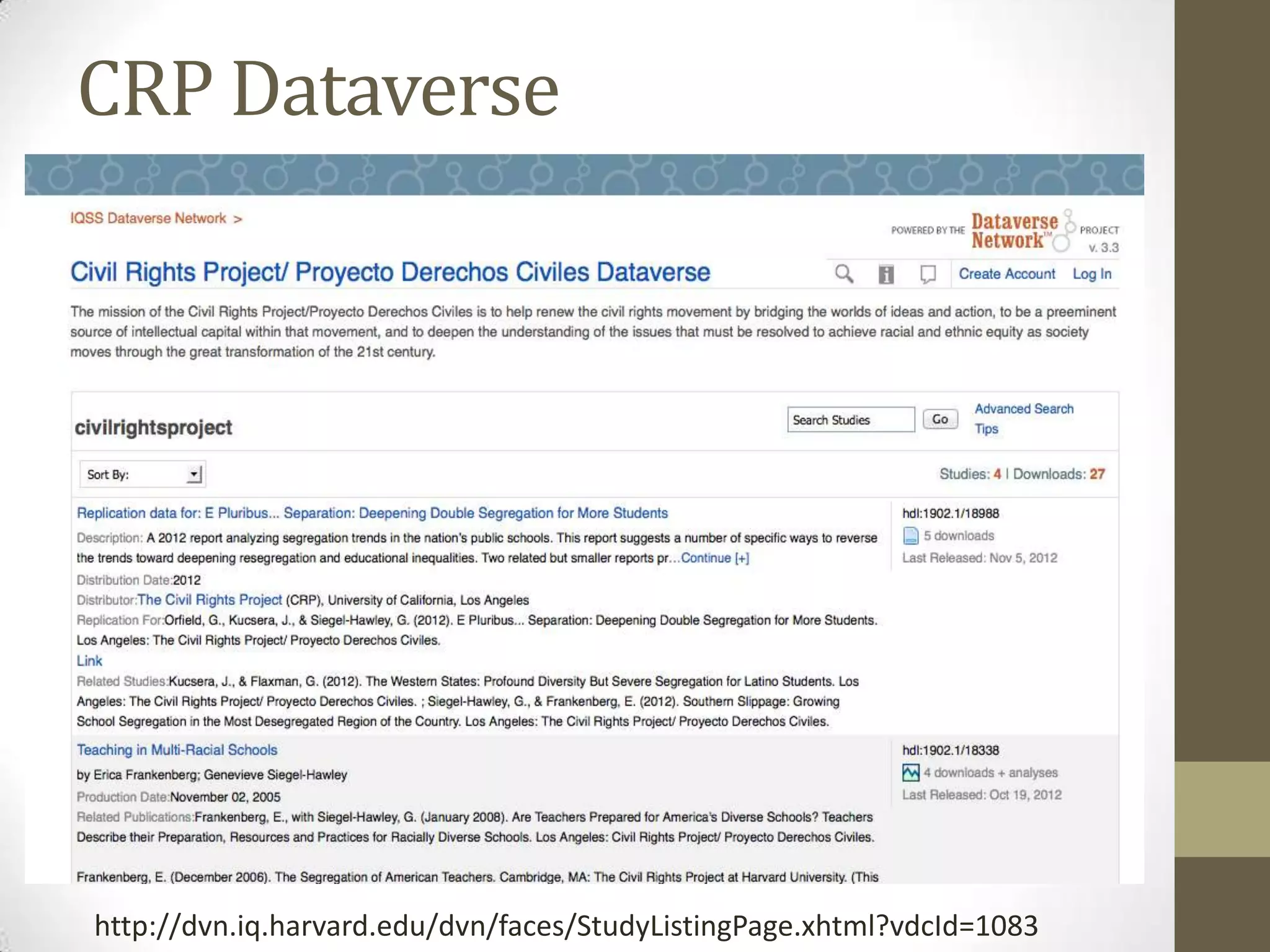 Preservation Strategy for the UCLA Civil Rights Project | PPT