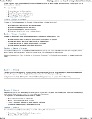 Civil Rights Questions | PDF