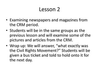 Civil rights unit | PPTX