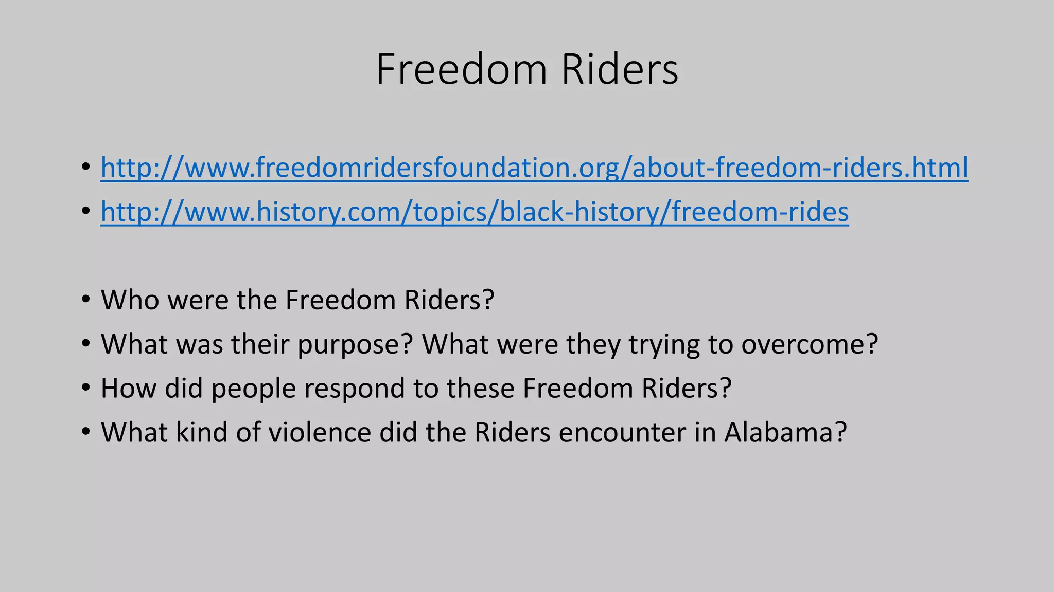 Civil rights web quest | PPTX