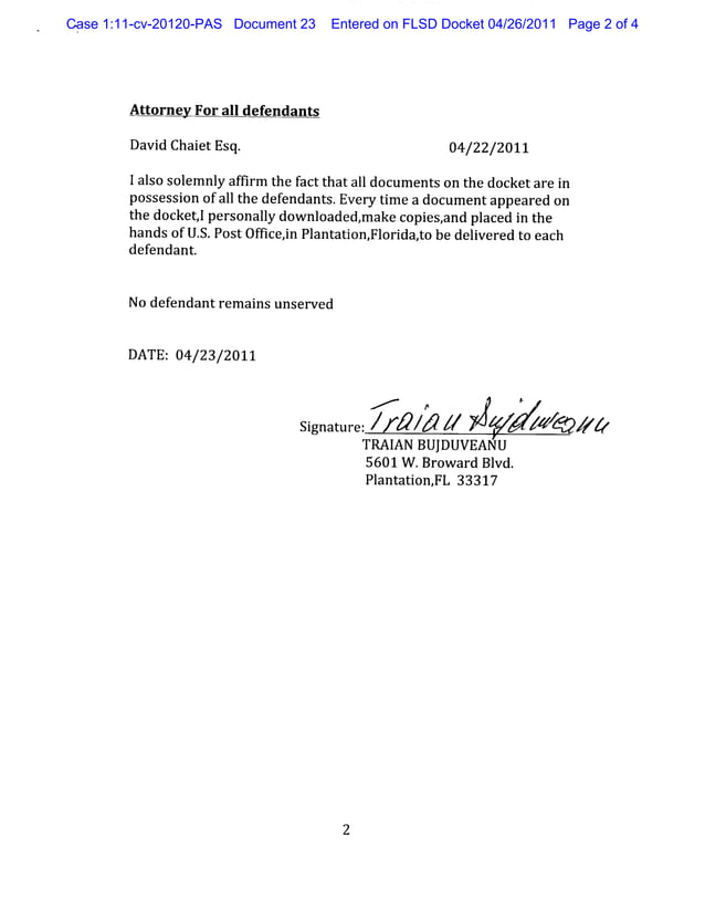 Civil rule 4 affidavit | PDF