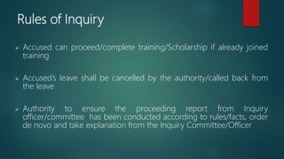 Civil servant efficiency and discipline rules, 2020 | PPTX