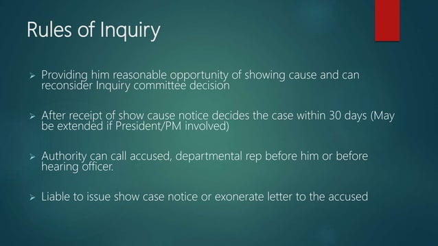 Civil servant efficiency and discipline rules, 2020 | PPTX | Law