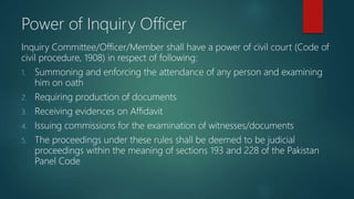 Civil servant efficiency and discipline rules, 2020 | PPTX
