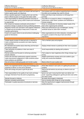Civil service competency framework | PDF