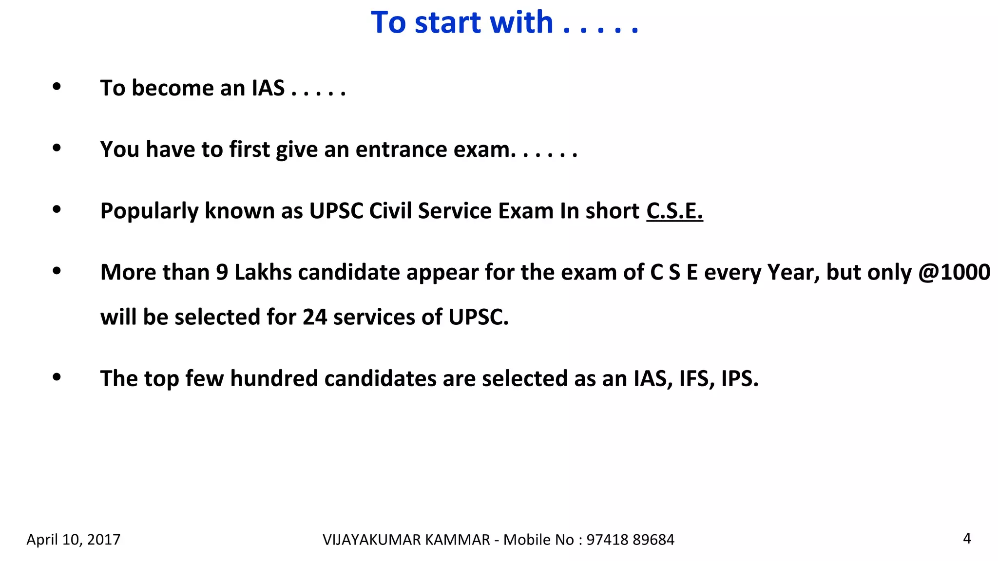 Civil service exam introduction | PPT