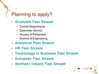 Civil Service Fast Stream | PPT
